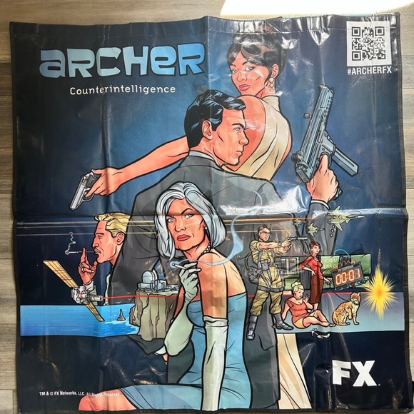 fx | Bags | San Diego Comic Con Sdcc Fx Wilfred And Archer Dual Sided ...